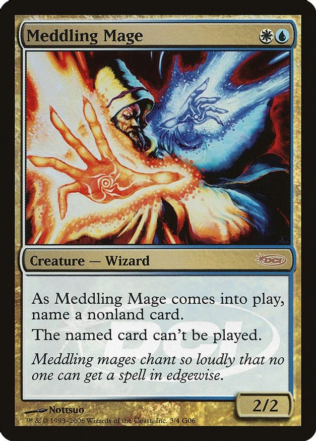 Meddling Mage - Judge Promos - Magic: The Gathering