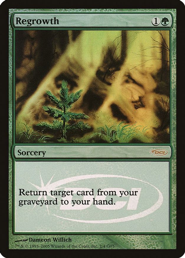 Regrowth - Judge Promos - Magic: The Gathering