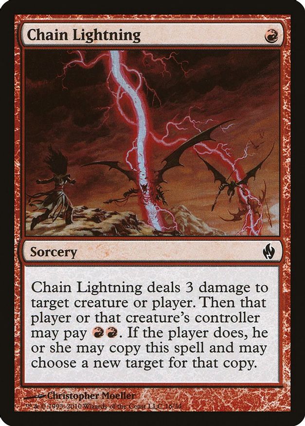 Chain Lightning - Premium Deck Series: Fire and Lightning - Magic: The ...