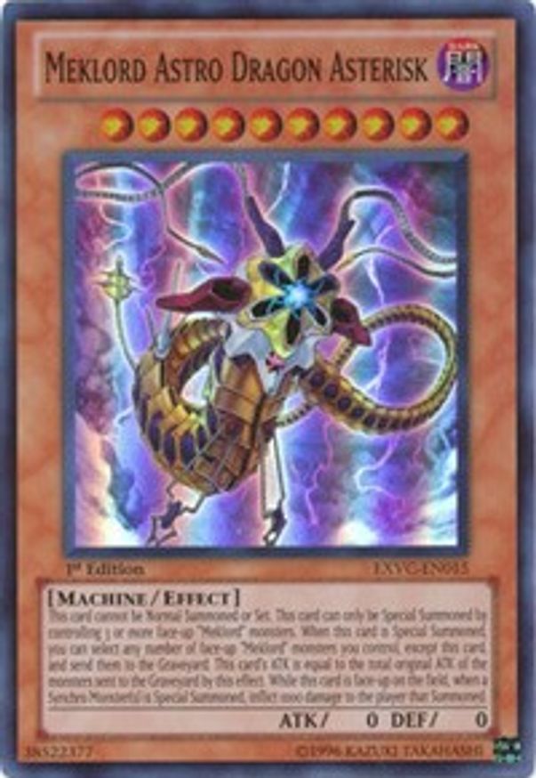 Meklord Astro Dragon Asterisk - Extreme Victory - YuGiOh