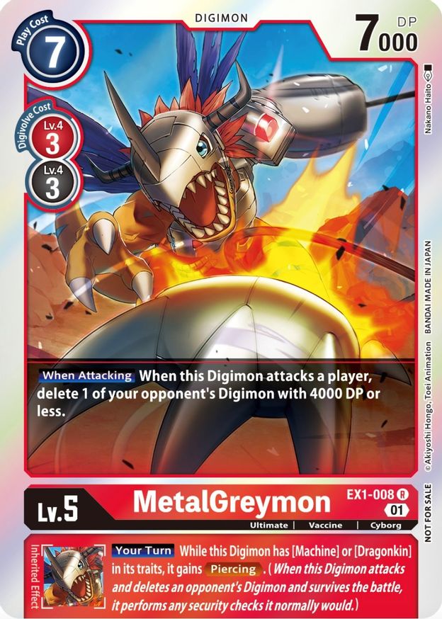 MetalGreymon (Premium Deck Set Lucky Pack) - Classic Collection ...