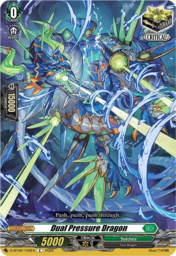 Dual Pressure Dragon - Blazing Dragon Reborn - Cardfight Vanguard