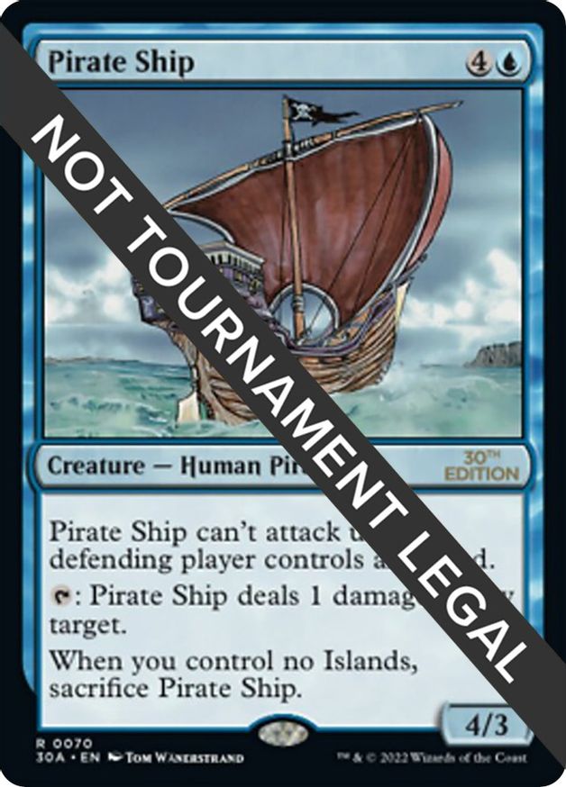 Pirate Ship - 30th Anniversary Edition - Magic: The Gathering