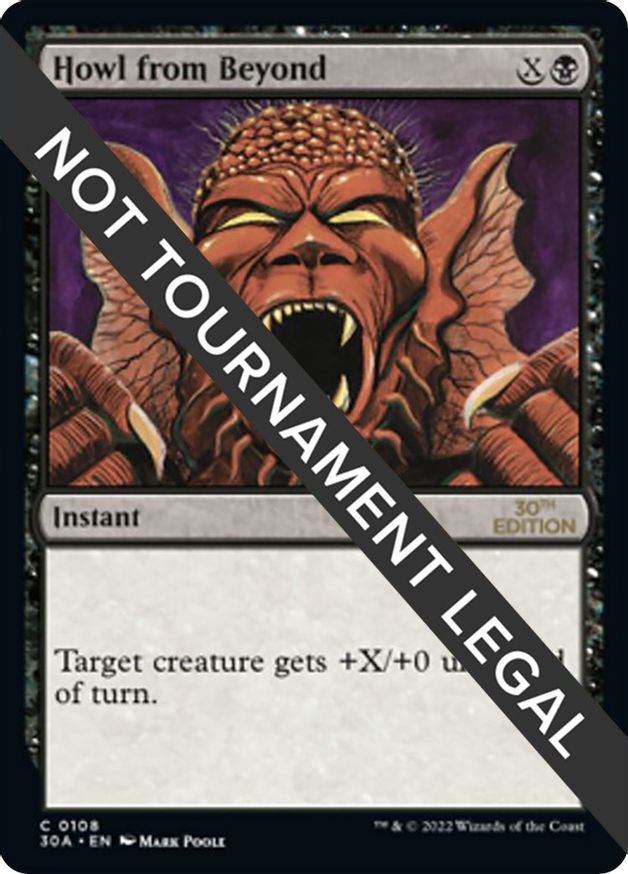 Howl from Beyond - 30th Anniversary Edition - Magic: The Gathering