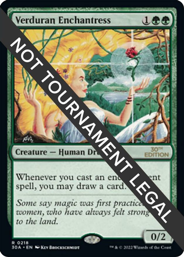 Verduran Enchantress - 30th Anniversary Edition - Magic: The Gathering