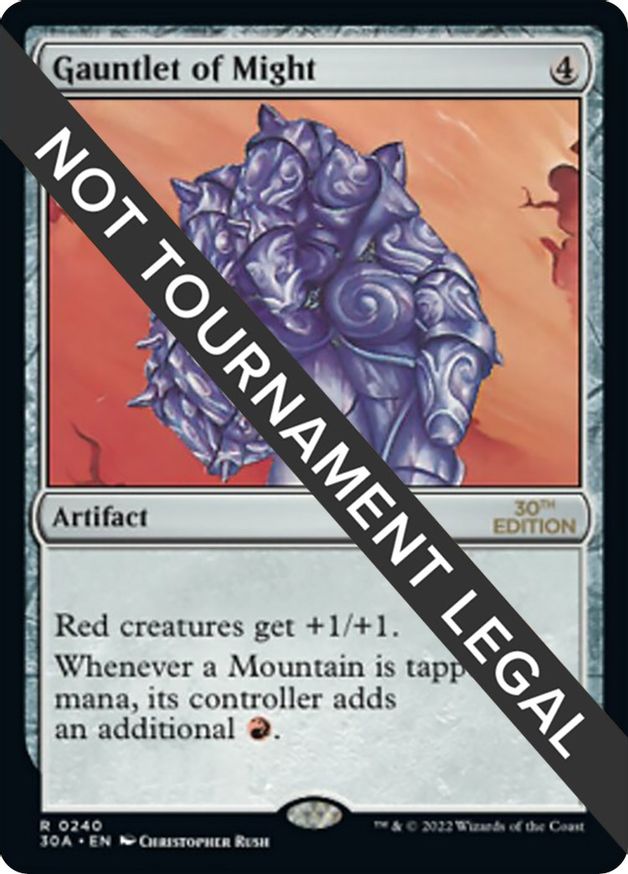 Gauntlet of Might - 30th Anniversary Edition - Magic: The Gathering