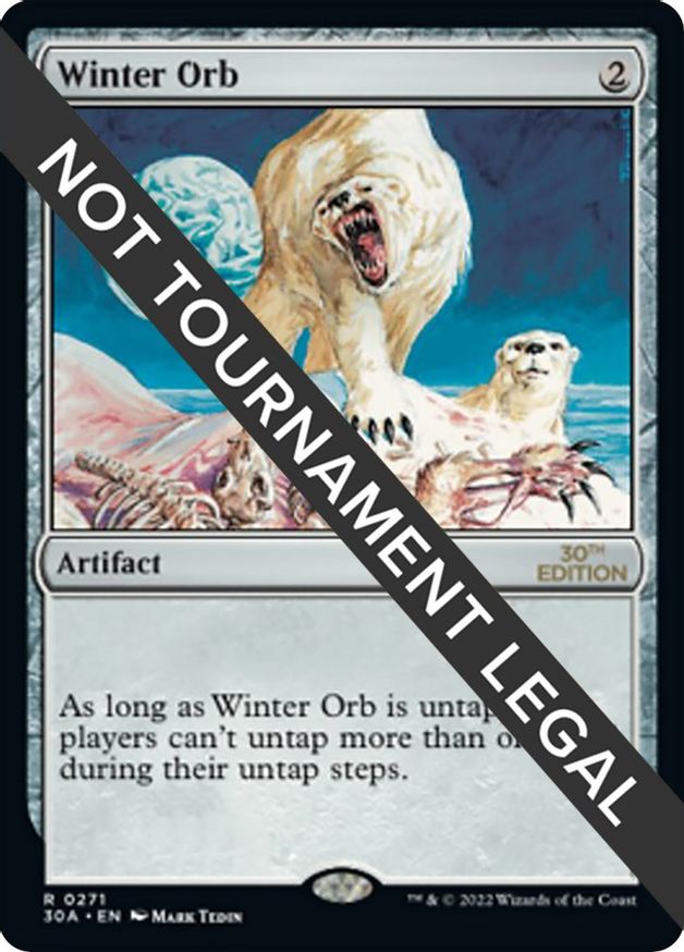 Winter Orb - 30th Anniversary Edition - Magic: The Gathering