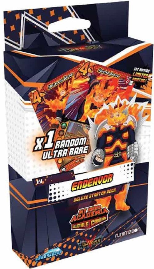 My Hero Academia Heroes Clash Deluxe Starter Deck Endeavor 1st Edition Universus My Hero