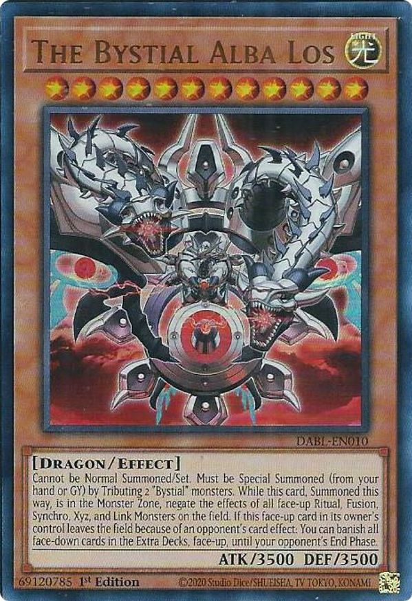 The Bystial Alba Los - Darkwing Blast - YuGiOh