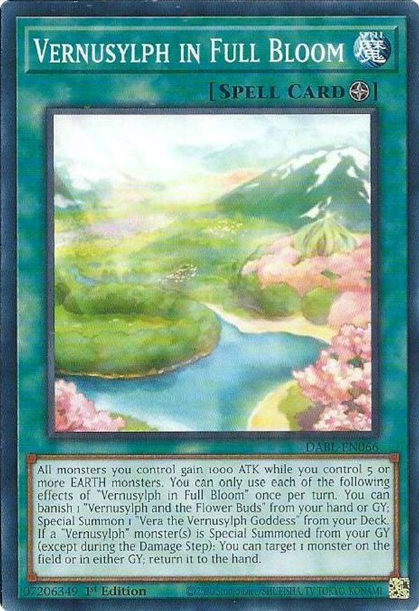Vernusylph in Full Bloom - Darkwing Blast - YuGiOh