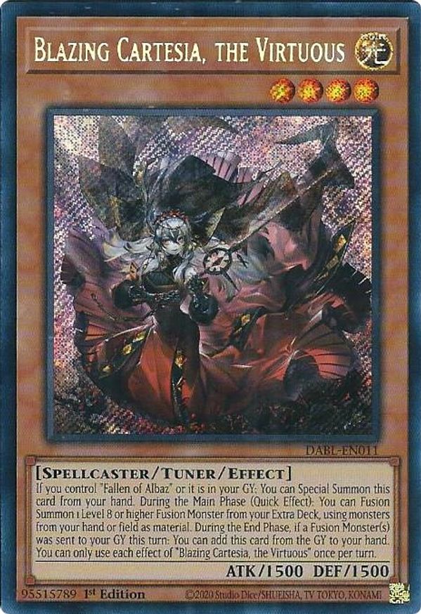 Blazing Cartesia, the Virtuous - Darkwing Blast - YuGiOh