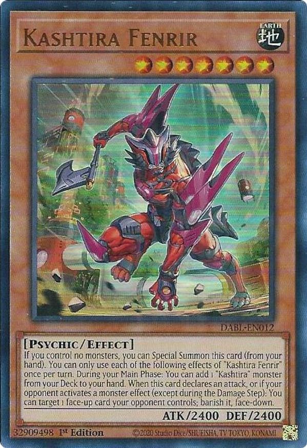 Kashtira Fenrir - Darkwing Blast - YuGiOh