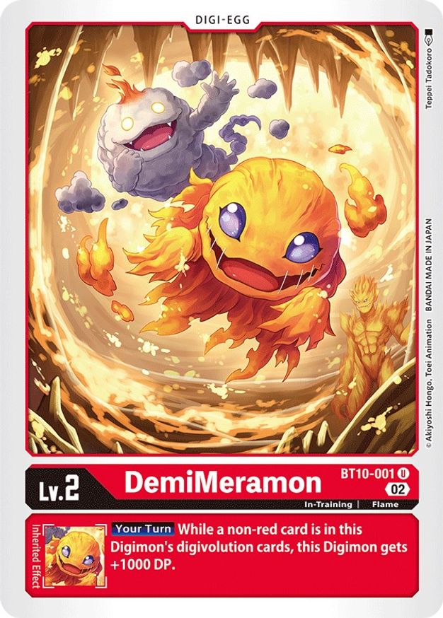 DemiMeramon - Xros Encounter - Digimon Card Game