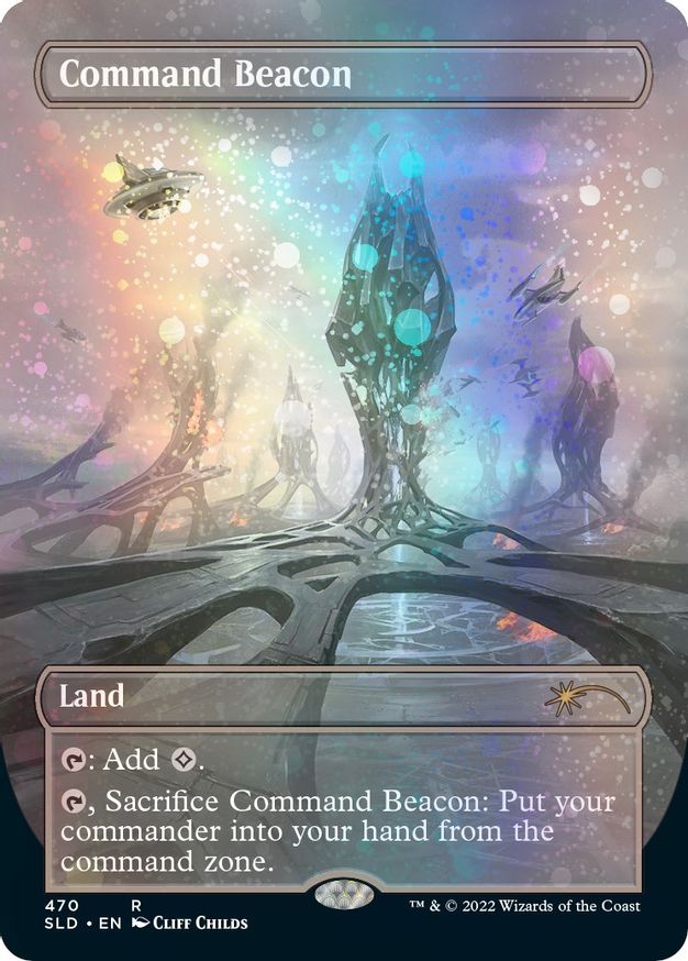 Command Beacon (Borderless) (Galaxy Foil) - Secret Lair Drop Series ...