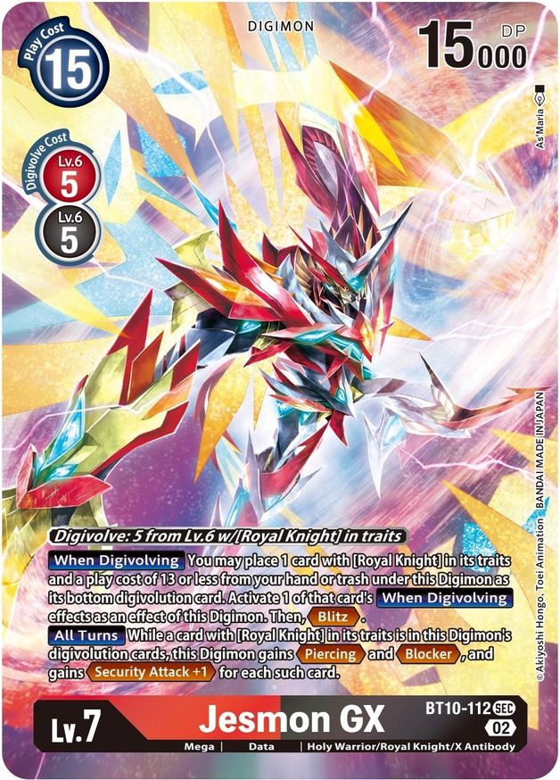 Jesmon GX (Alternate Art) - Xros Encounter - Digimon Card Game