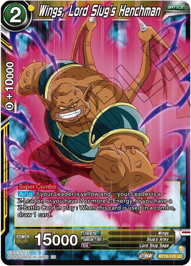Wings, Lord Slug's Henchman - Fighter's Ambition - Dragon Ball Super ...