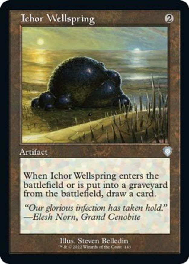 Ichor Wellspring (Retro Frame) - Commander: The Brothers' War - Magic ...