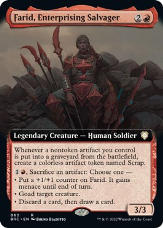 Farid, Enterprising Salvager (Extended Art) - Commander: The Brothers ...