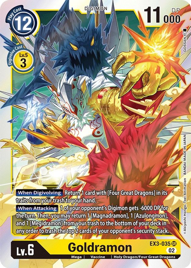 Goldramon - Draconic Roar - Digimon Card Game