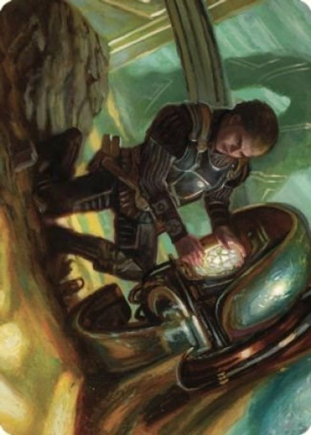 Urza, Powerstone Prodigy Art Card - Art Series: The Brothers' War ...