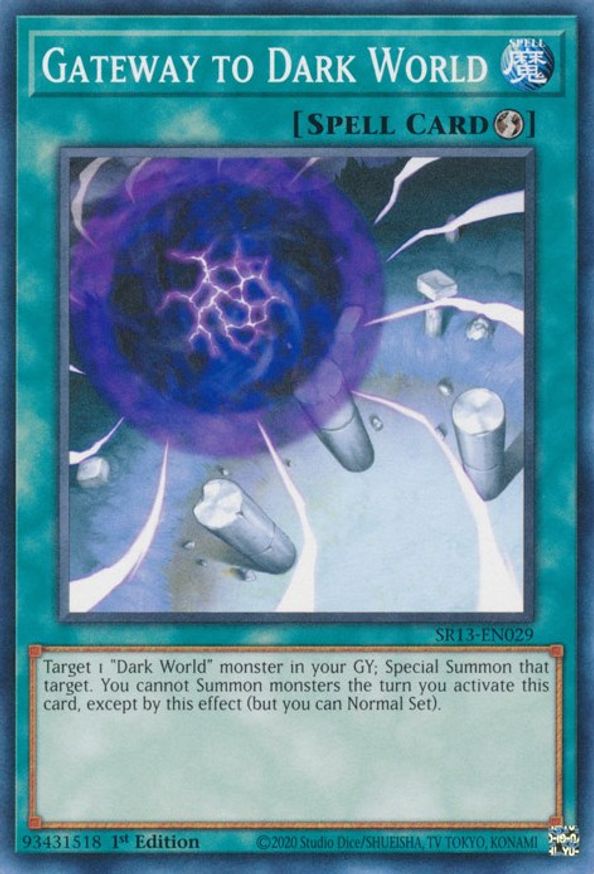 Gateway to Dark World - Structure Deck: Dark World - YuGiOh