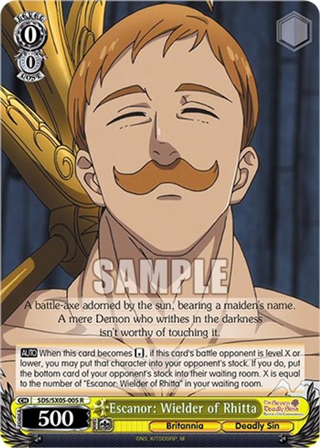 Escanor: Wielder of Rhitta - The Seven Deadly Sins: Revival of The ...