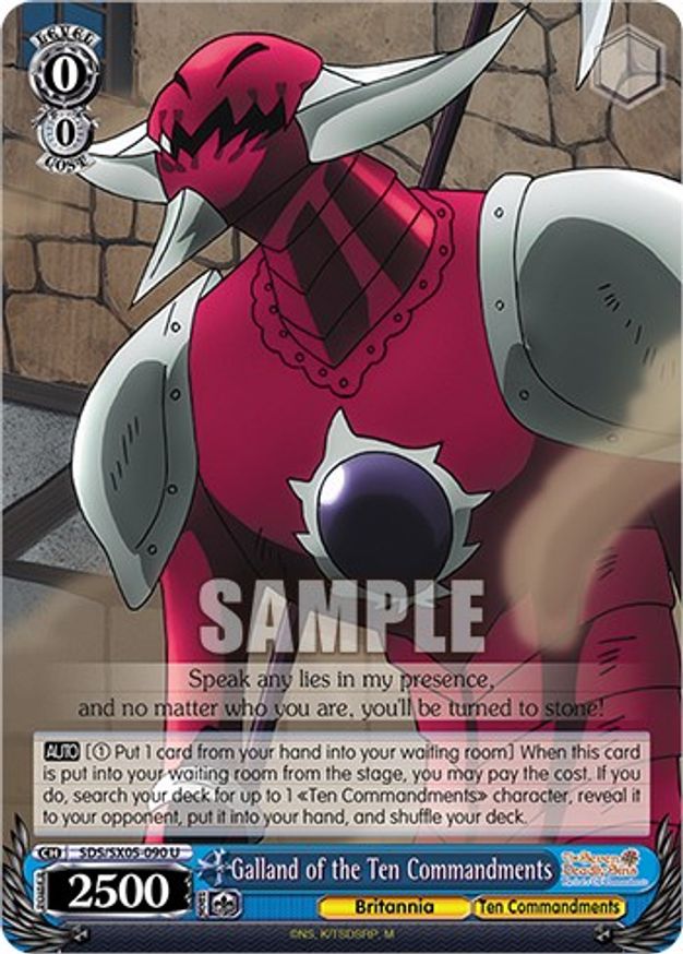 Galland of the Ten Commandments - The Seven Deadly Sins: Revival of The ...