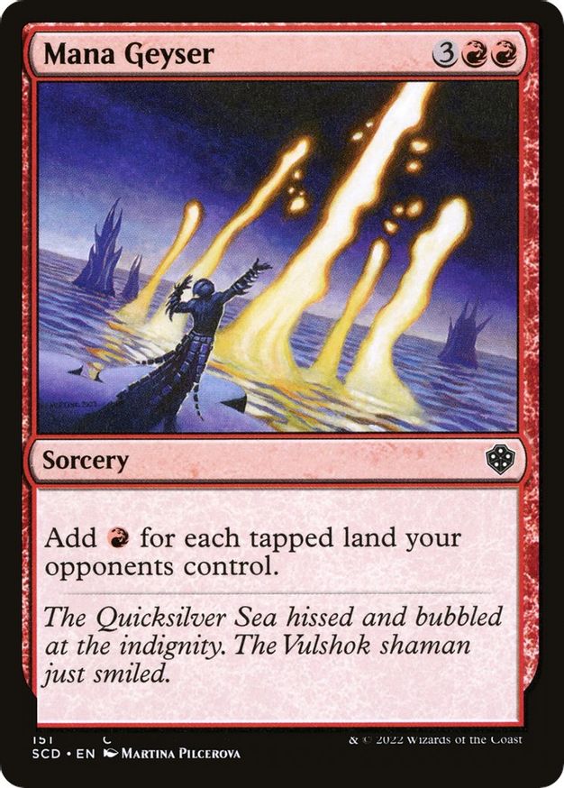 Mana Geyser - Starter Commander Decks - Magic: The Gathering