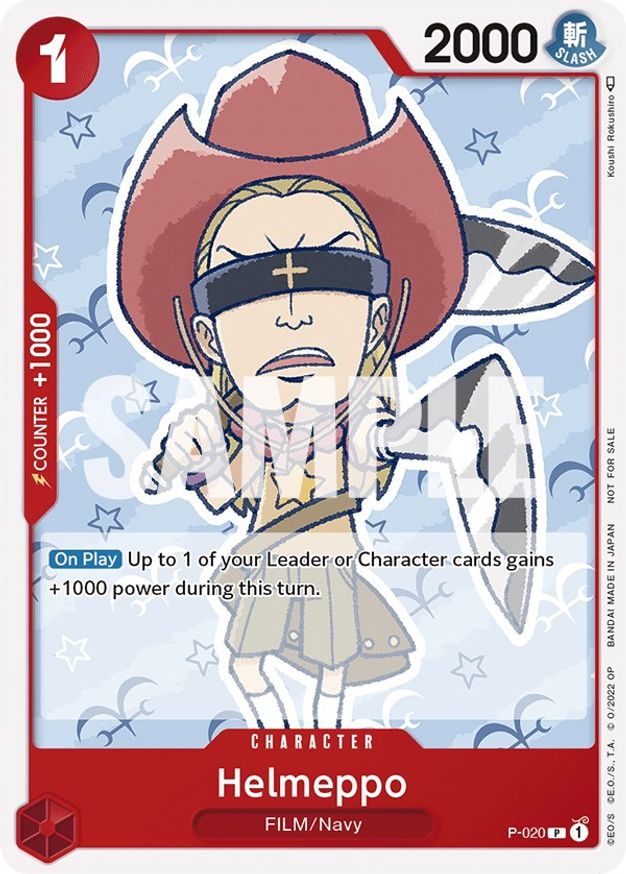 Helmeppo (One Piece Film Red) - One Piece Promotion Cards - One Piece ...