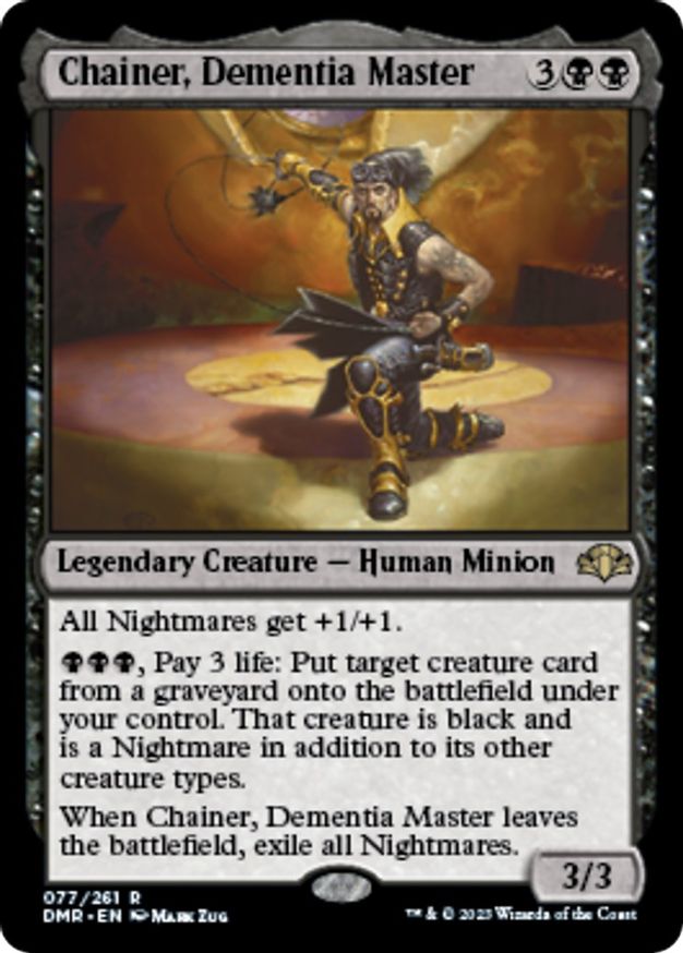 Chainer, Dementia Master - Dominaria Remastered - Magic: The Gathering