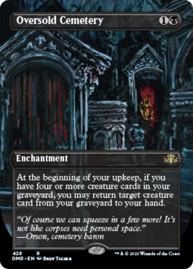 Oversold Cemetery (Borderless) - Dominaria Remastered - Magic: The ...