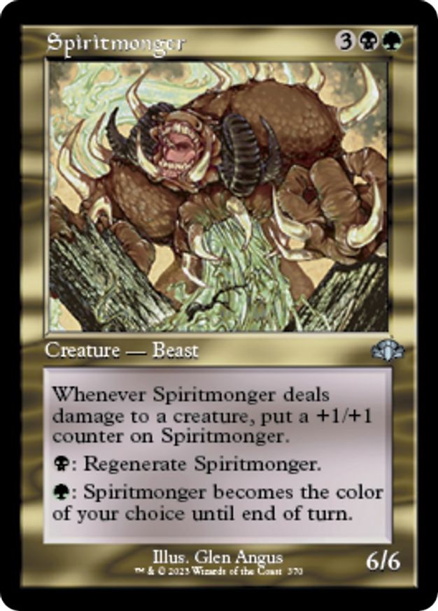 Spiritmonger (Retro Frame) - Dominaria Remastered - Magic: The Gathering