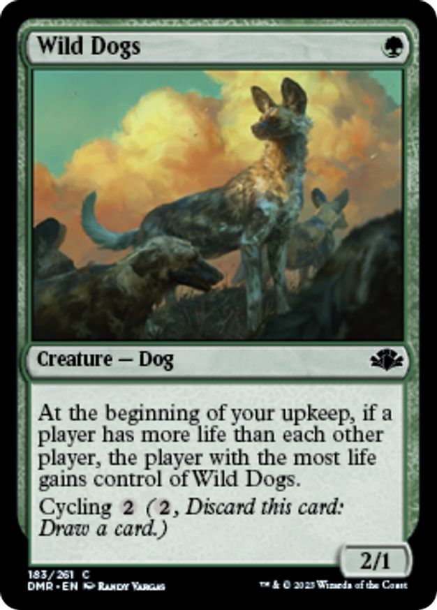 Wild Dogs - Dominaria Remastered - Magic: The Gathering
