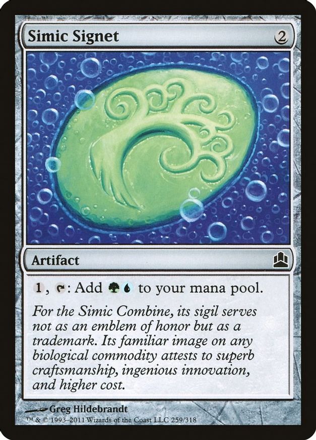 Simic Signet - Commander - Magic: The Gathering