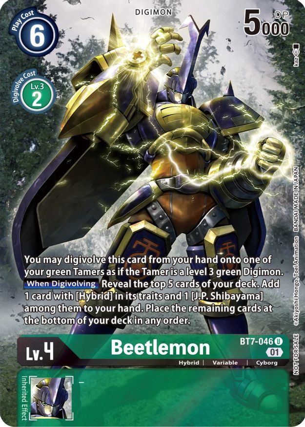 Beetlemon (2nd Anniversary Frontier Card) - Next Adventure - Digimon ...