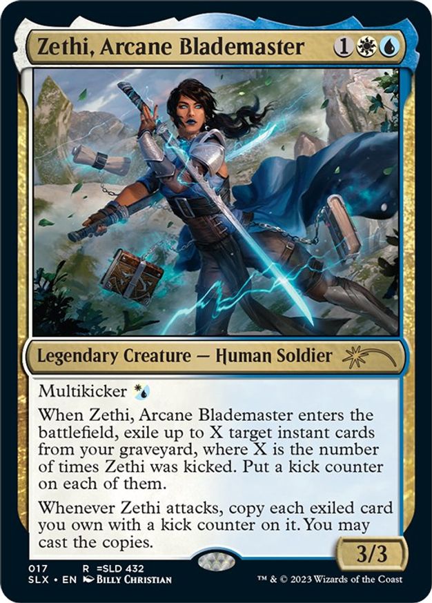 Zethi, Arcane Blademaster - SLX Cards - Magic: The Gathering