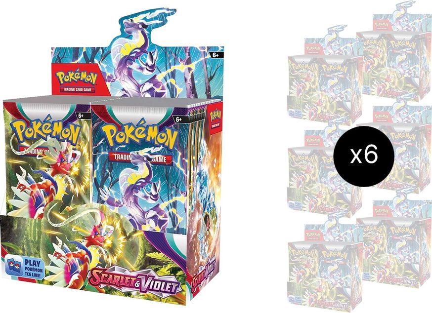 Scarlet & Violet Booster Box Case - SV01: Scarlet & Violet Base Set ...