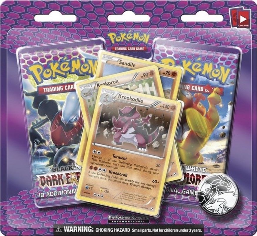 Dark Explorers 3 Pack Blister [Krookodile] - Dark Explorers - Pokemon