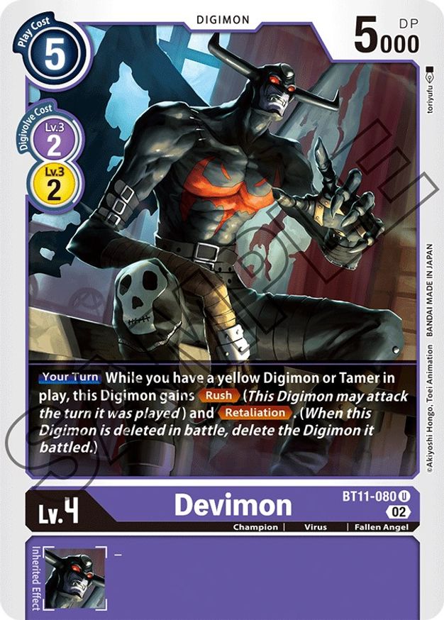 Devimon - Dimensional Phase - Digimon Card Game