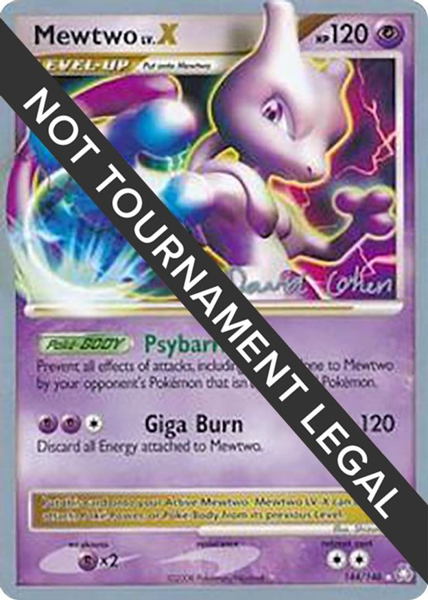 Mewtwo LV.X - 2009 (David Cohen) - World Championship Decks - Pokemon