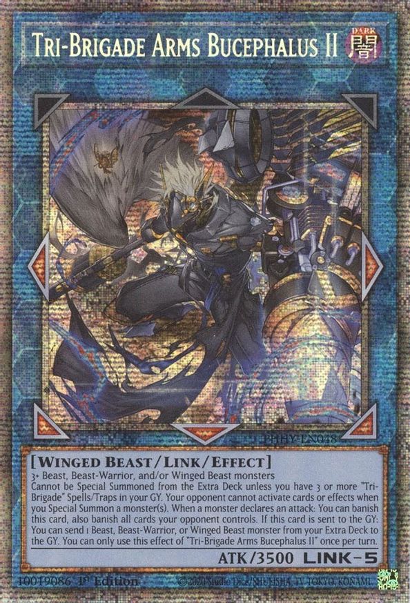 Tri-Brigade Arms Bucephalus II (Starlight Rare) - Photon Hypernova - YuGiOh