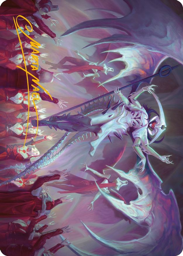 Atraxa, Grand Unifier Art Card (45/81) (Gold-Stamped Signature) - Art ...