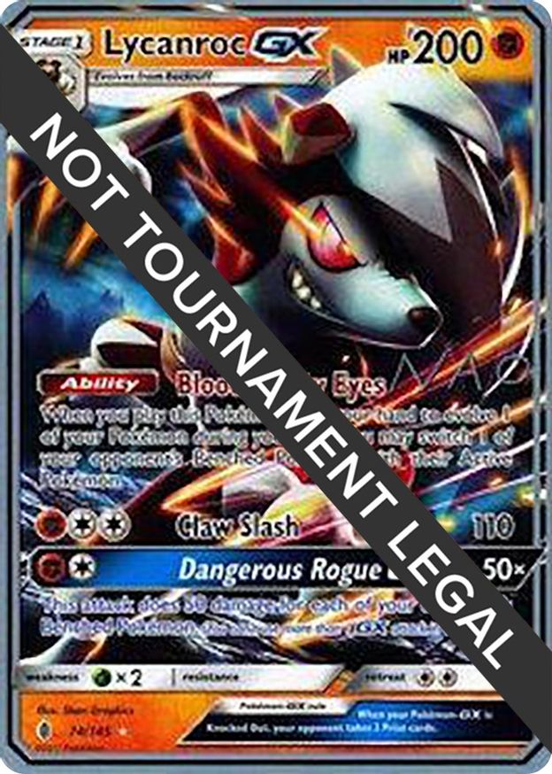 Lycanroc GX - 2018 (Naohito Inoue) - World Championship Decks - Pokemon