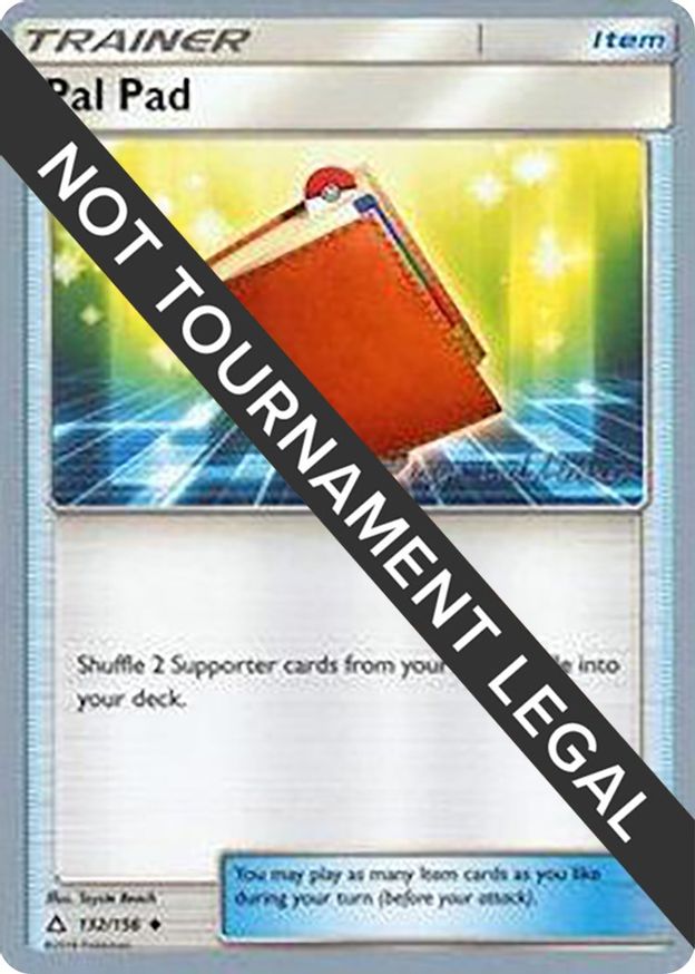 Pal Pad - 2019 (Kaya Lichtleitner) - World Championship Decks - Pokemon