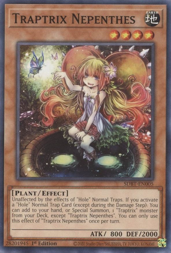 Traptrix Nepenthes - Structure Deck: Beware of Traptrix - YuGiOh