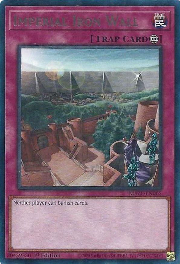 Imperial Iron Wall - Maze of Memories - YuGiOh