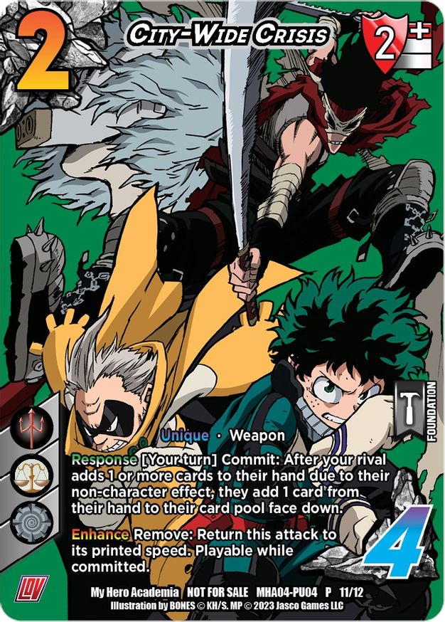 City-Wide Crisis (Plus Ultra Pack 4) - UniVersus: My Hero Academia ...