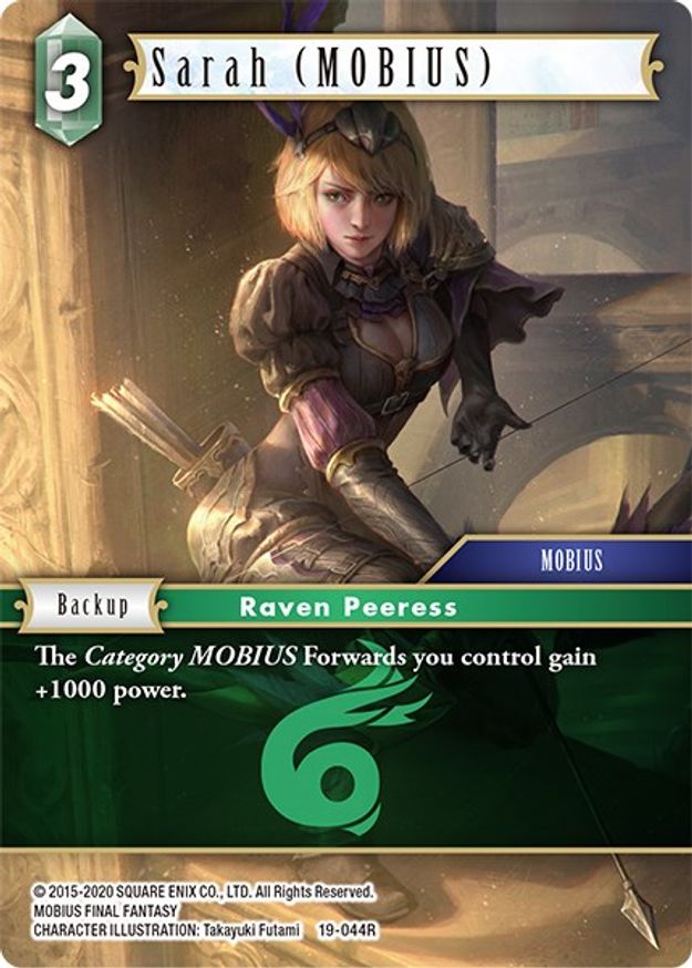 Sarah (MOBIUS) (19-044R) - From Nightmares - Final Fantasy TCG