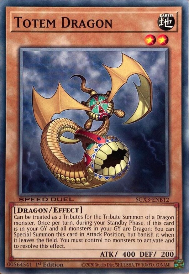 Totem Dragon - Speed Duel GX: Duelists of Shadows - YuGiOh