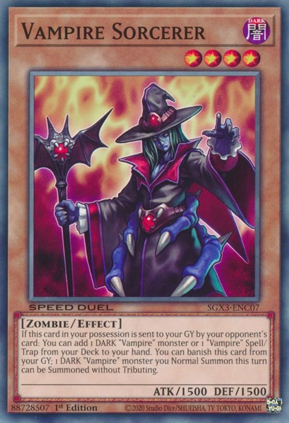 Vampire Sorcerer - Speed Duel GX: Duelists of Shadows - YuGiOh